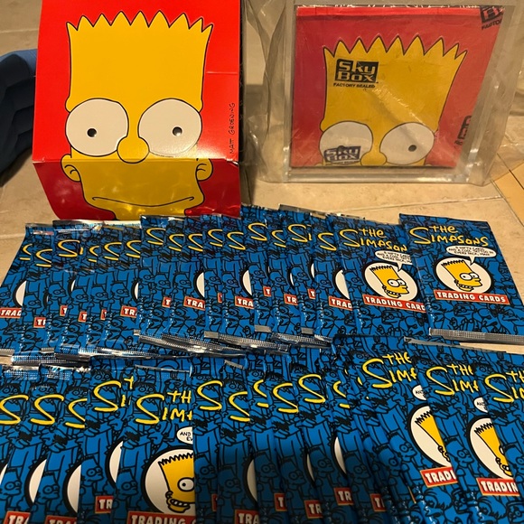 Other | The Simpsons Series 1 Skybox Factory Sealed Vintage | Poshmark